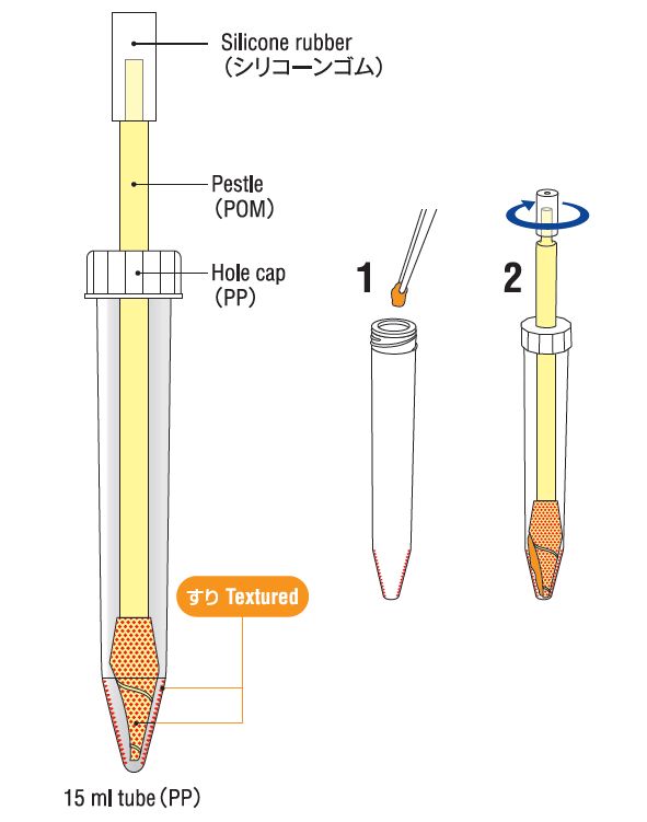Nacalai USA, Inc. | Product | BioMasher - Disposable Homogenizer