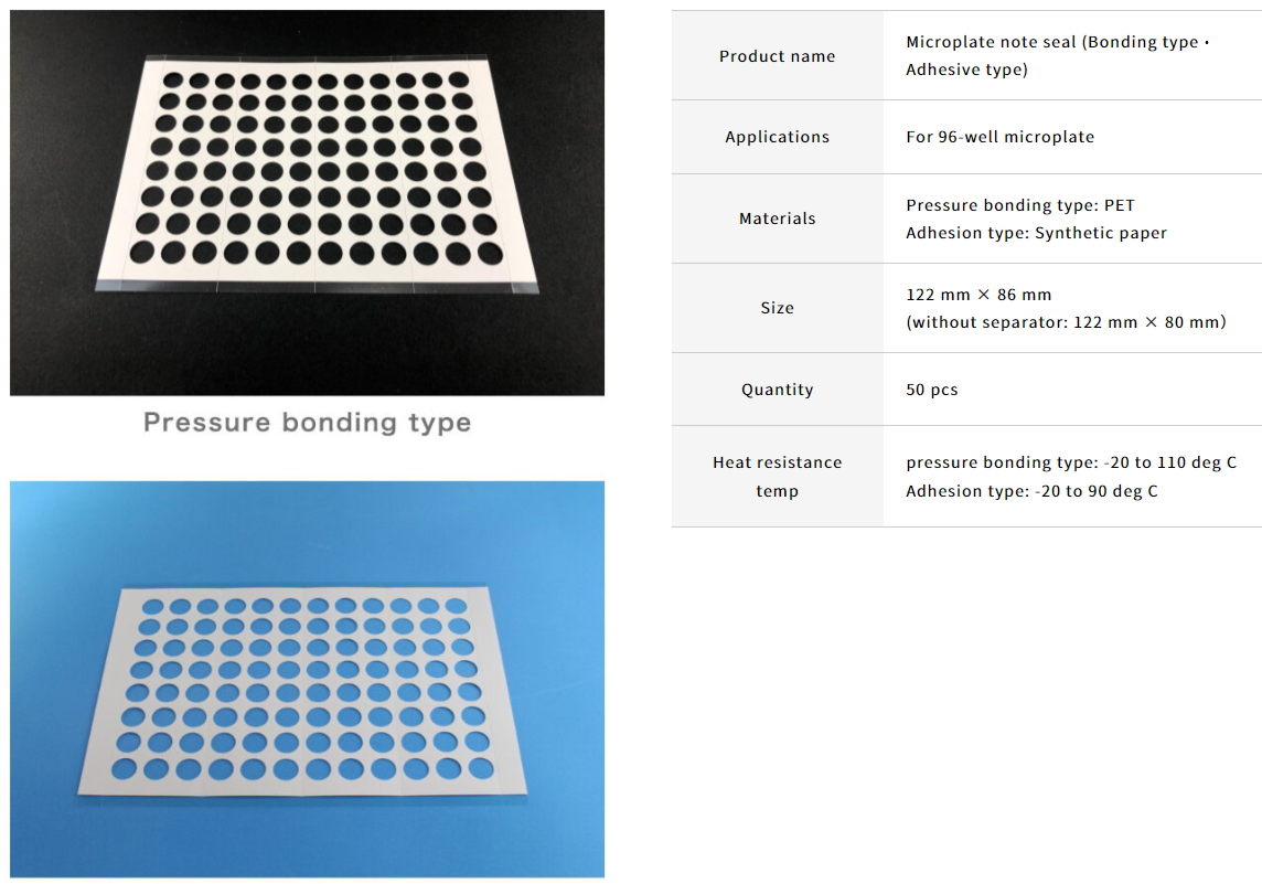 Nacalai USA, Inc. | Product | Microplate Note Seal